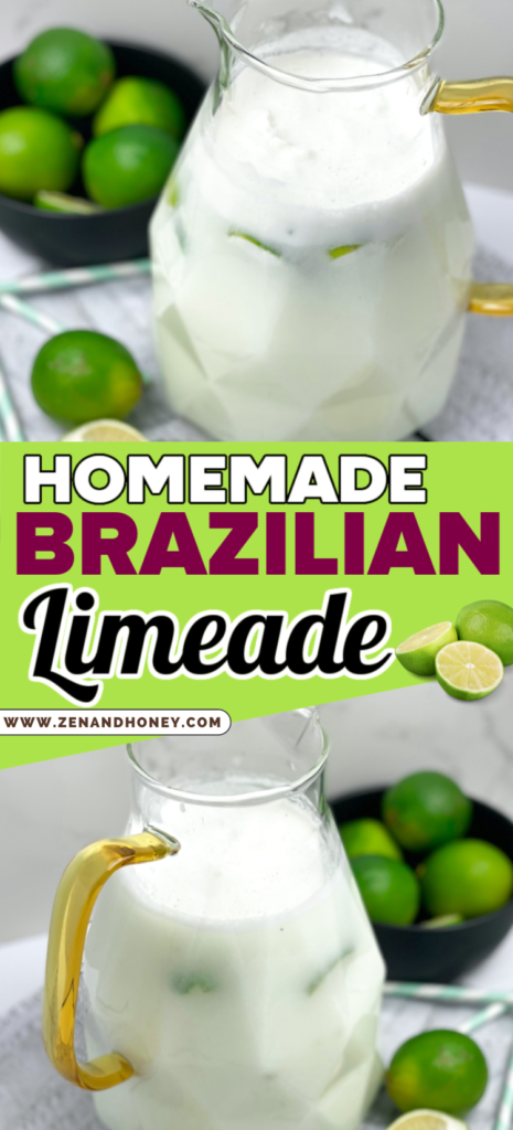 Easy Brazilian Limeade Recipe - ZEN AND HONEY