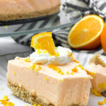 No-Bake Silky Orange Creamsicle Pie - ZEN AND HONEY