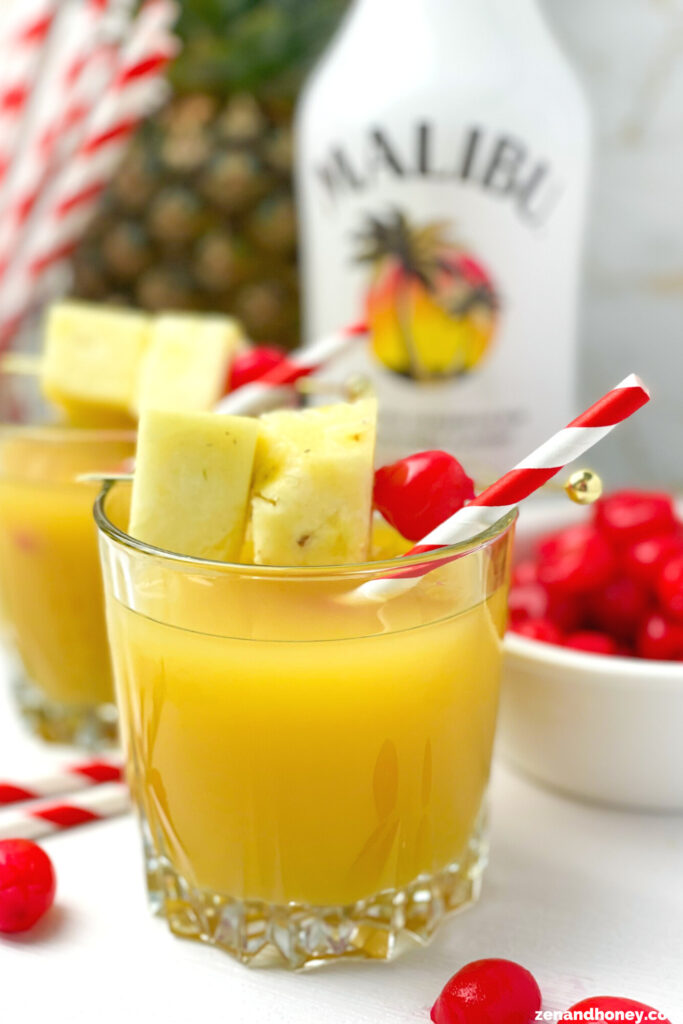 Pineapple Rum Punch Recipe - ZEN AND HONEY