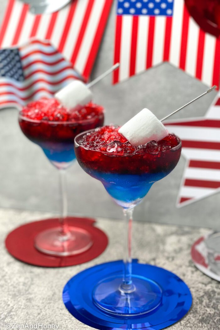 Red White And Blue Margarita - ZEN AND HONEY