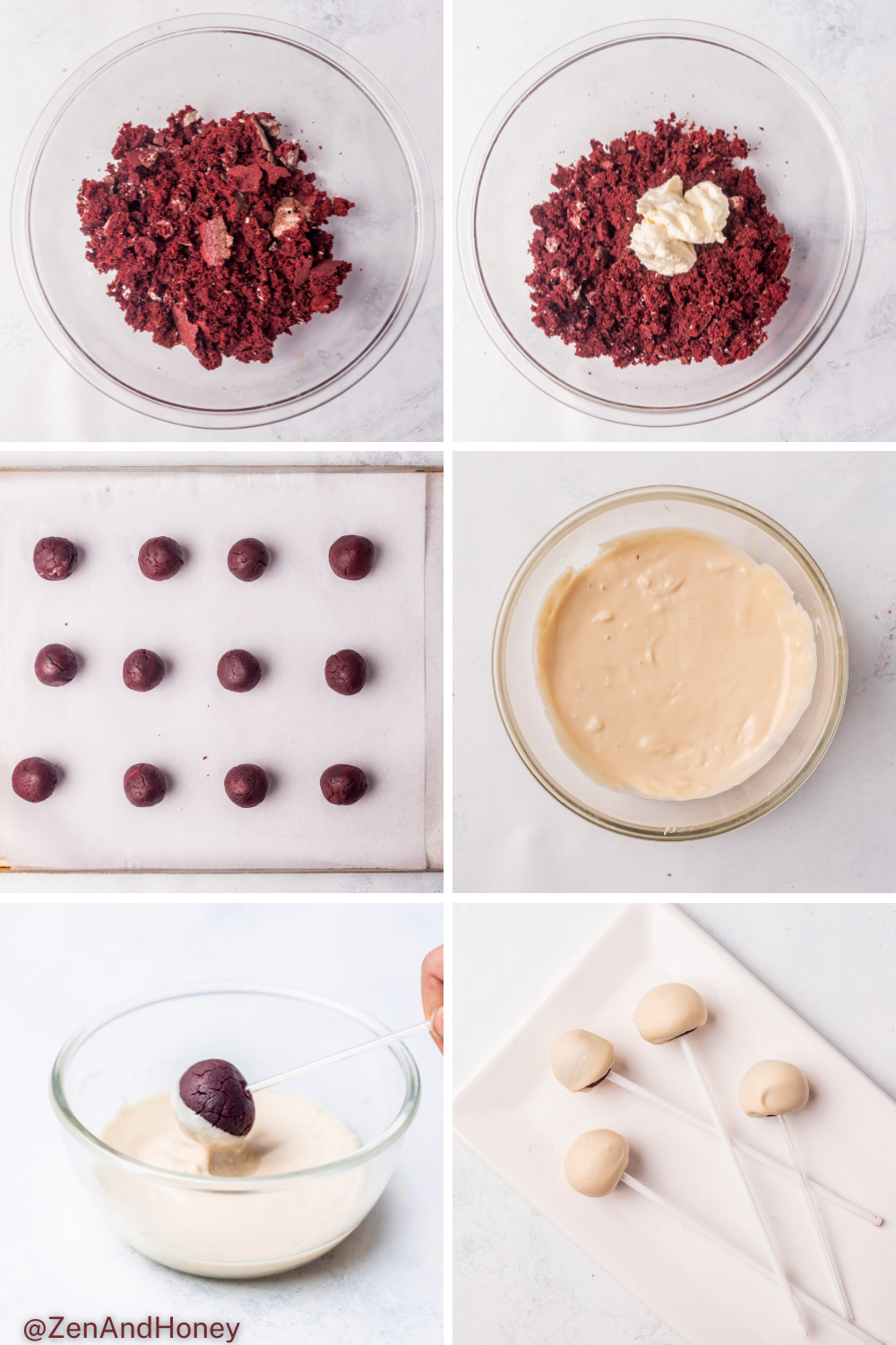 4th of July Cake Pops - ZEN AND HONEY