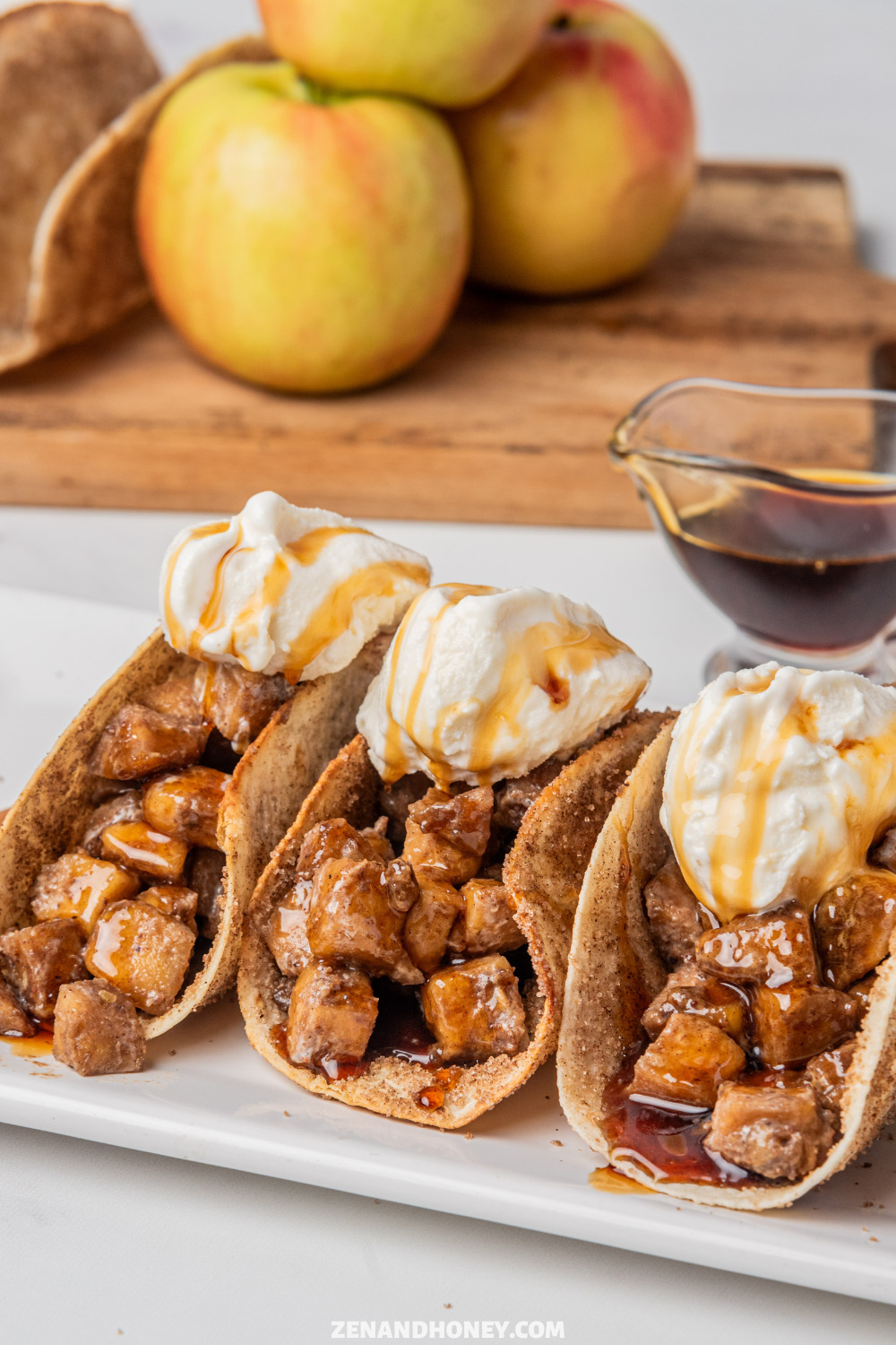 Apple Pie Tacos - ZEN AND HONEY