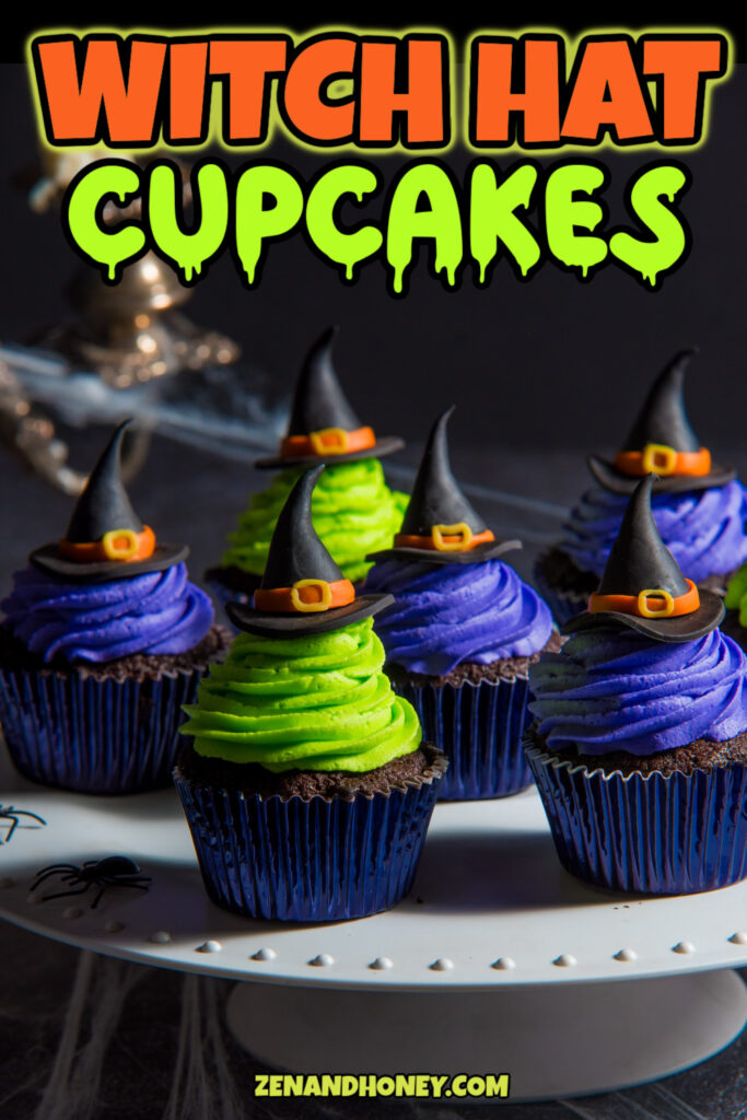 Witch Hat Cupcakes - ZEN AND HONEY