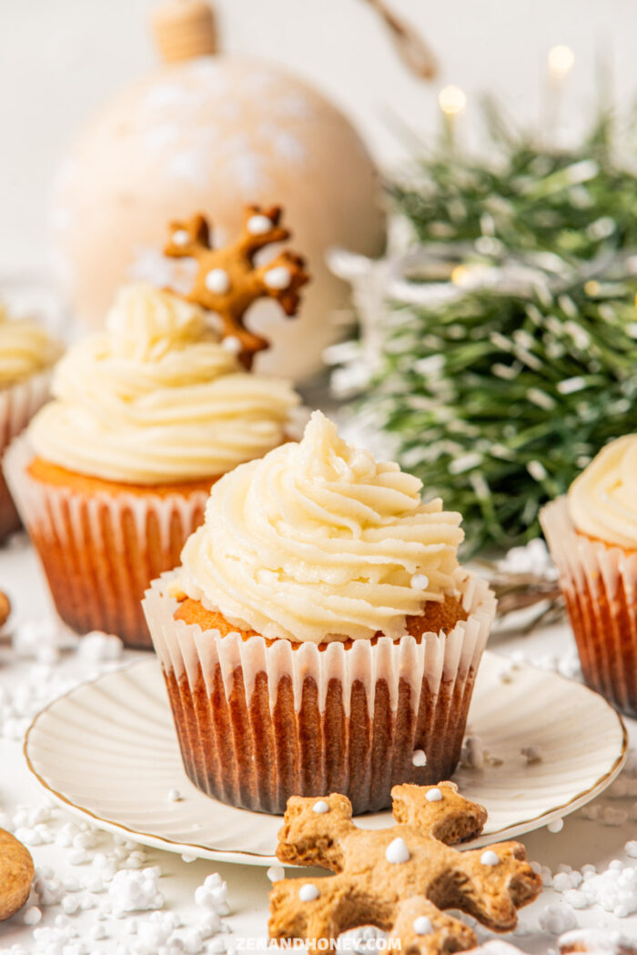 Eggnog Cupcakes - ZEN AND HONEY