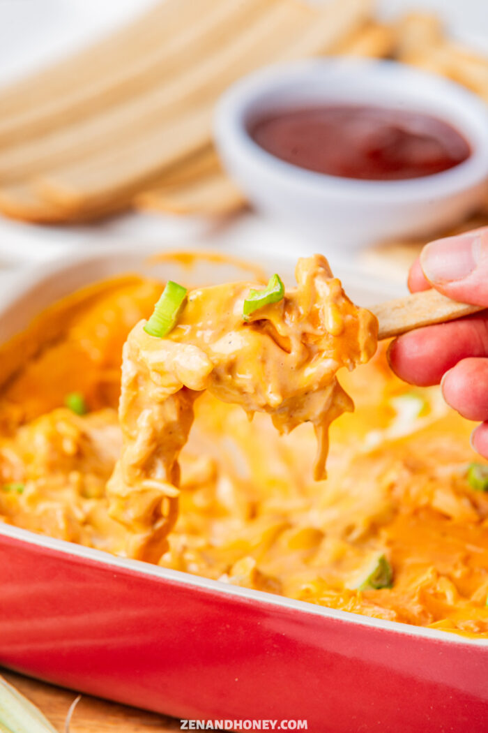 BBQ Chicken Dip - ZEN AND HONEY