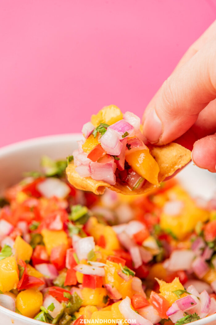 Shrimp Mango Tacos - ZEN AND HONEY