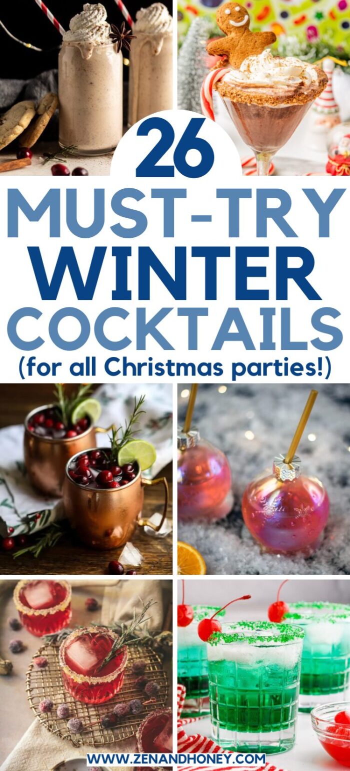 27 Festive & Easy Holiday Drinks - ZEN AND HONEY