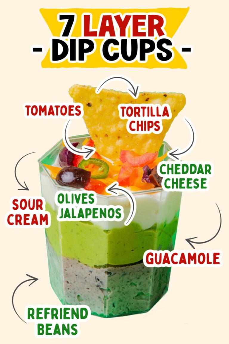 Mexican 7 Layer Dip Cups - ZEN AND HONEY