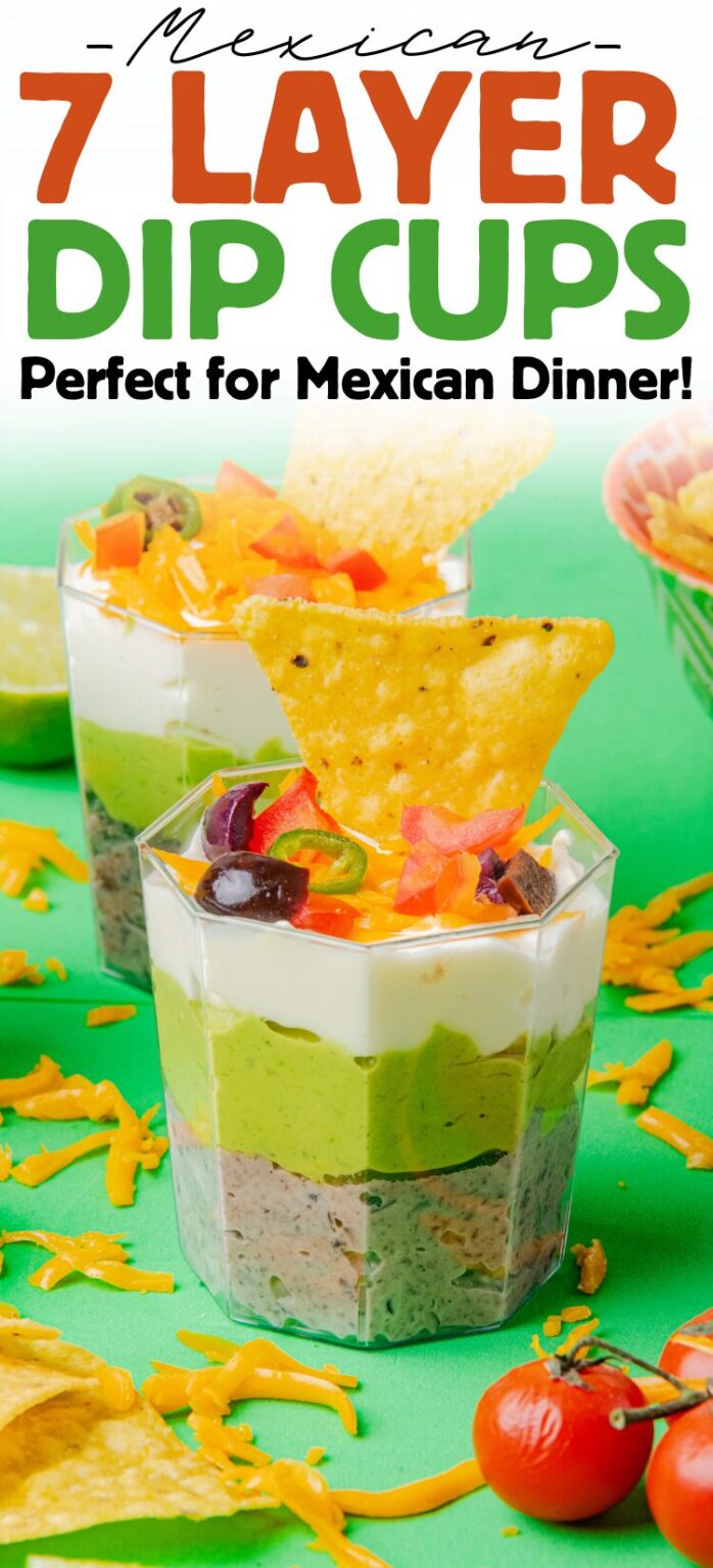 Mexican 7 Layer Dip Cups - ZEN AND HONEY