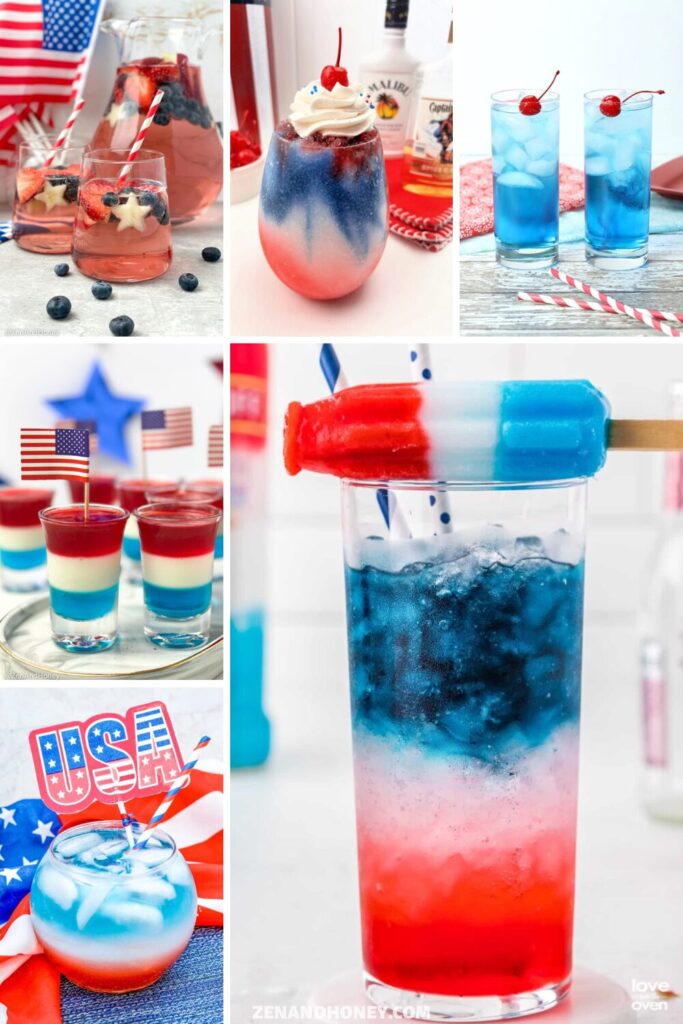 11 Red White And Blue Cocktails for Your Patriotic Party - ZEN AND HONEY