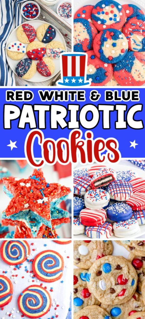 15 Easy 4th of July Cookies for Celebrating Red White and Blue - ZEN ...