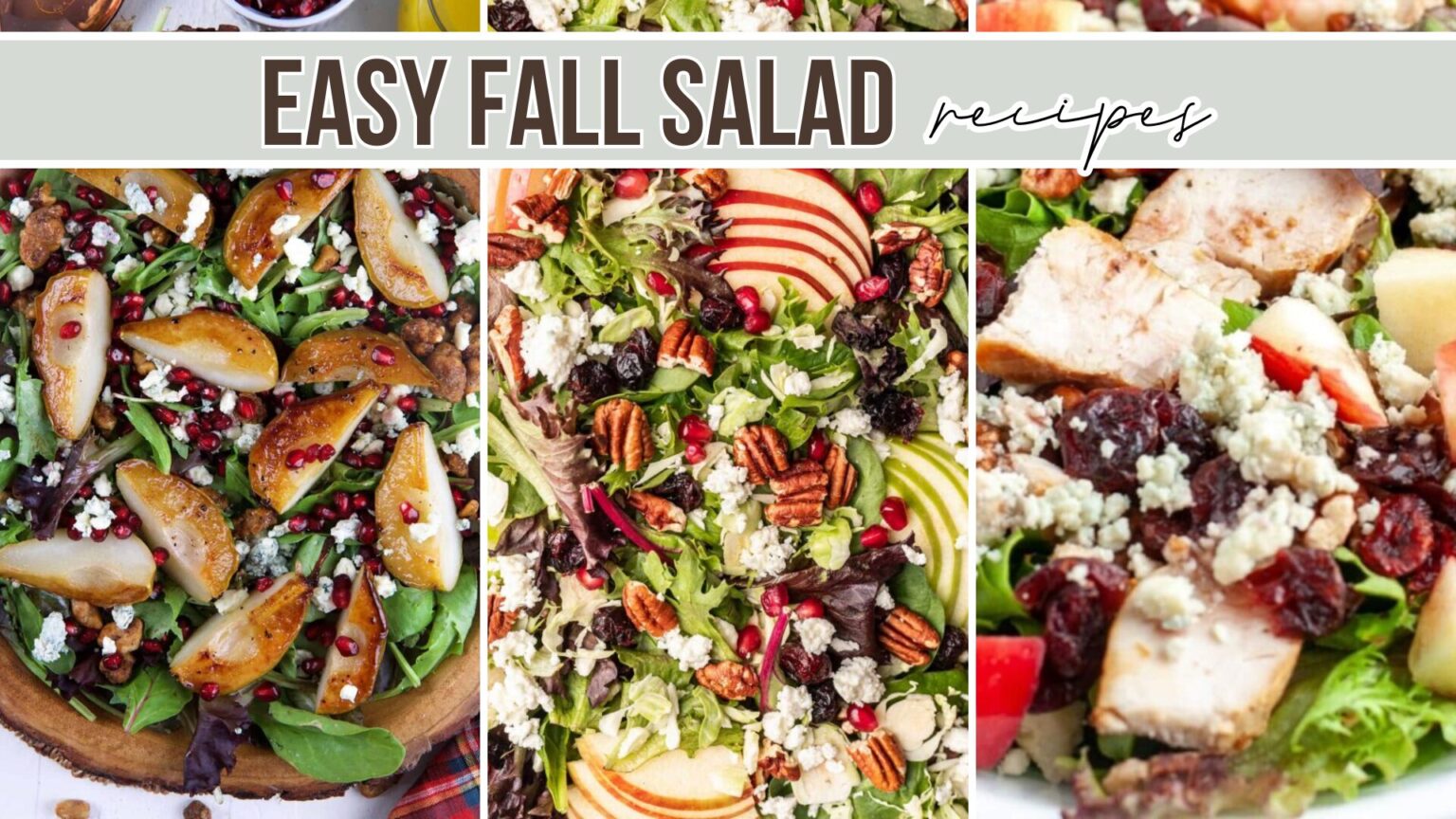 30 Fall Salad Recipes to Make The Most of Harvest Season - ZEN AND HONEY