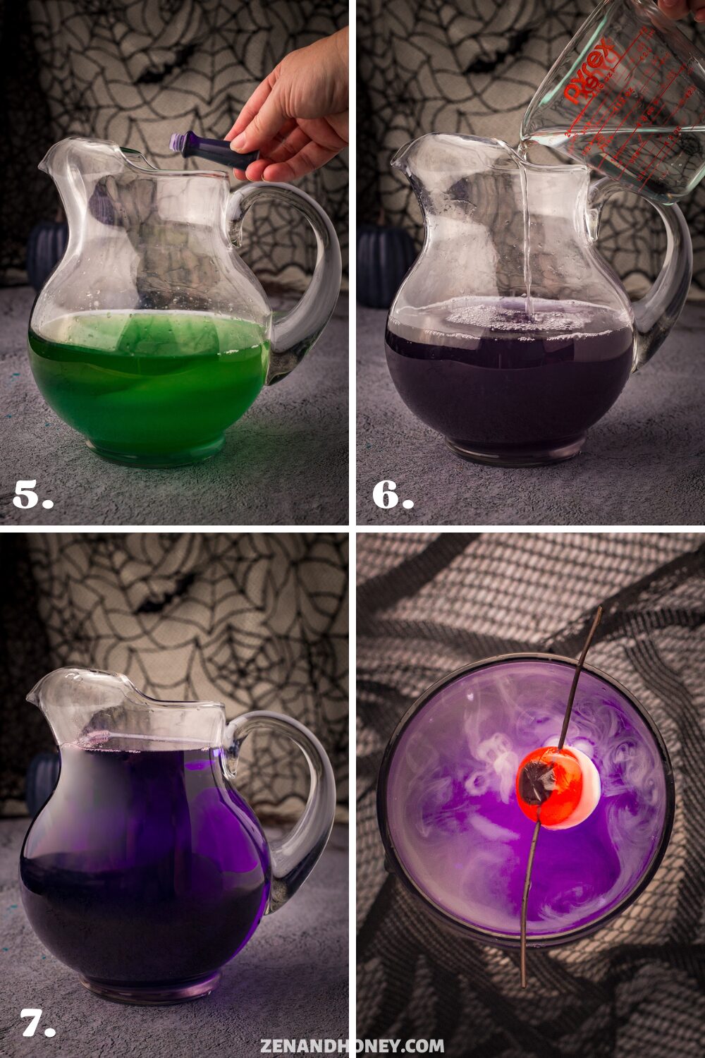 Spooky Halloween Punch - ZEN AND HONEY