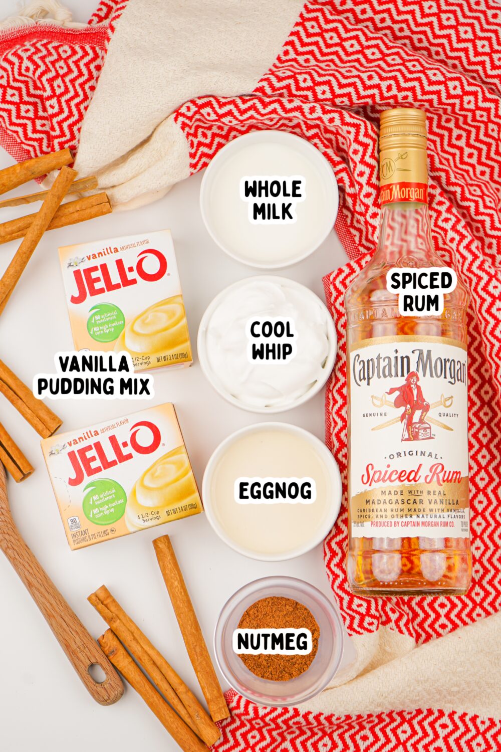Eggnog Christmas Pudding Shots - ZEN AND HONEY
