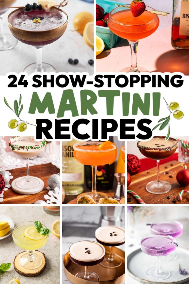 24 Show-Stopping Martini Recipes Sure To Entertain - ZEN AND HONEY