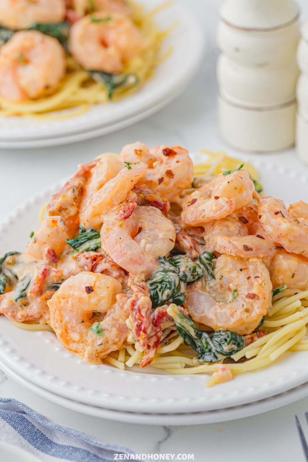 Tuscan Shrimp - ZEN AND HONEY