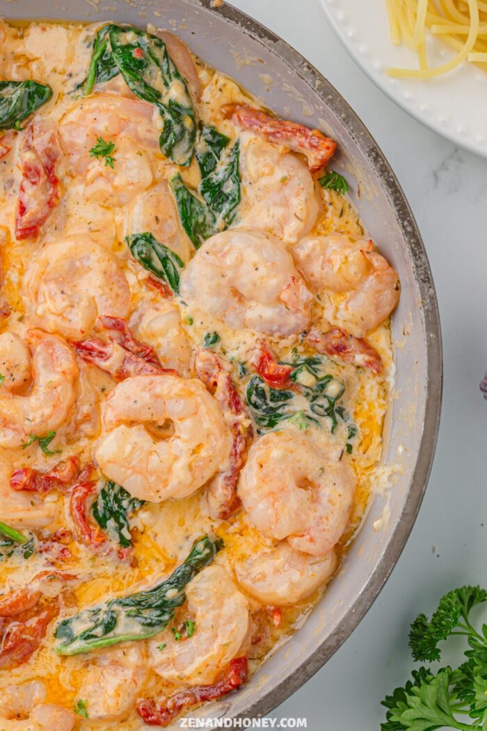 Tuscan Shrimp - ZEN AND HONEY