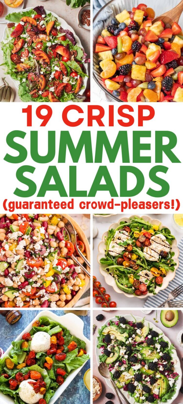 19 Crisp Summer Salad Recipes for Hot Weather Meals - ZEN AND HONEY
