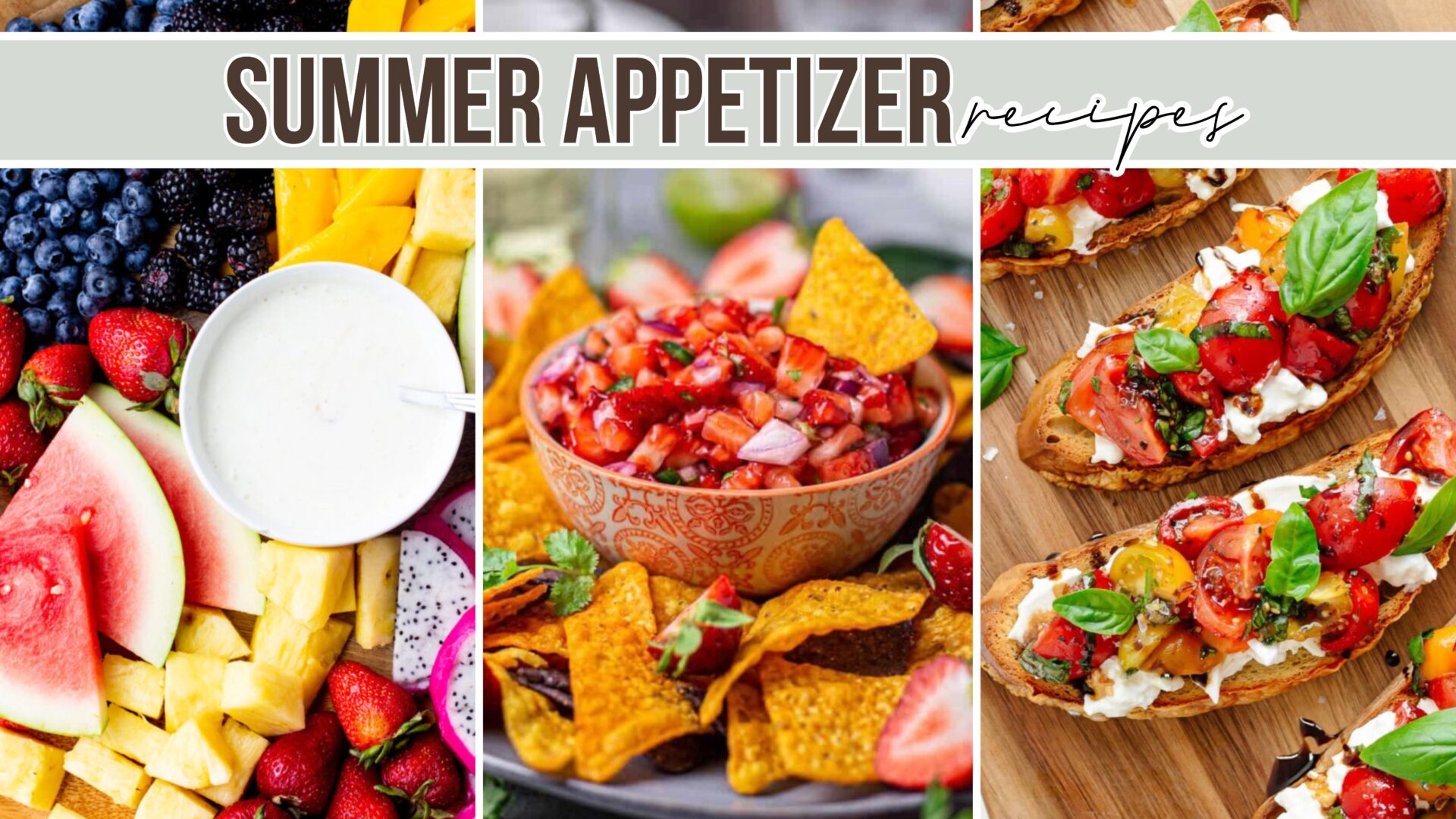 29 Summer Appetizers and Dips to Bring To a Party - ZEN AND HONEY