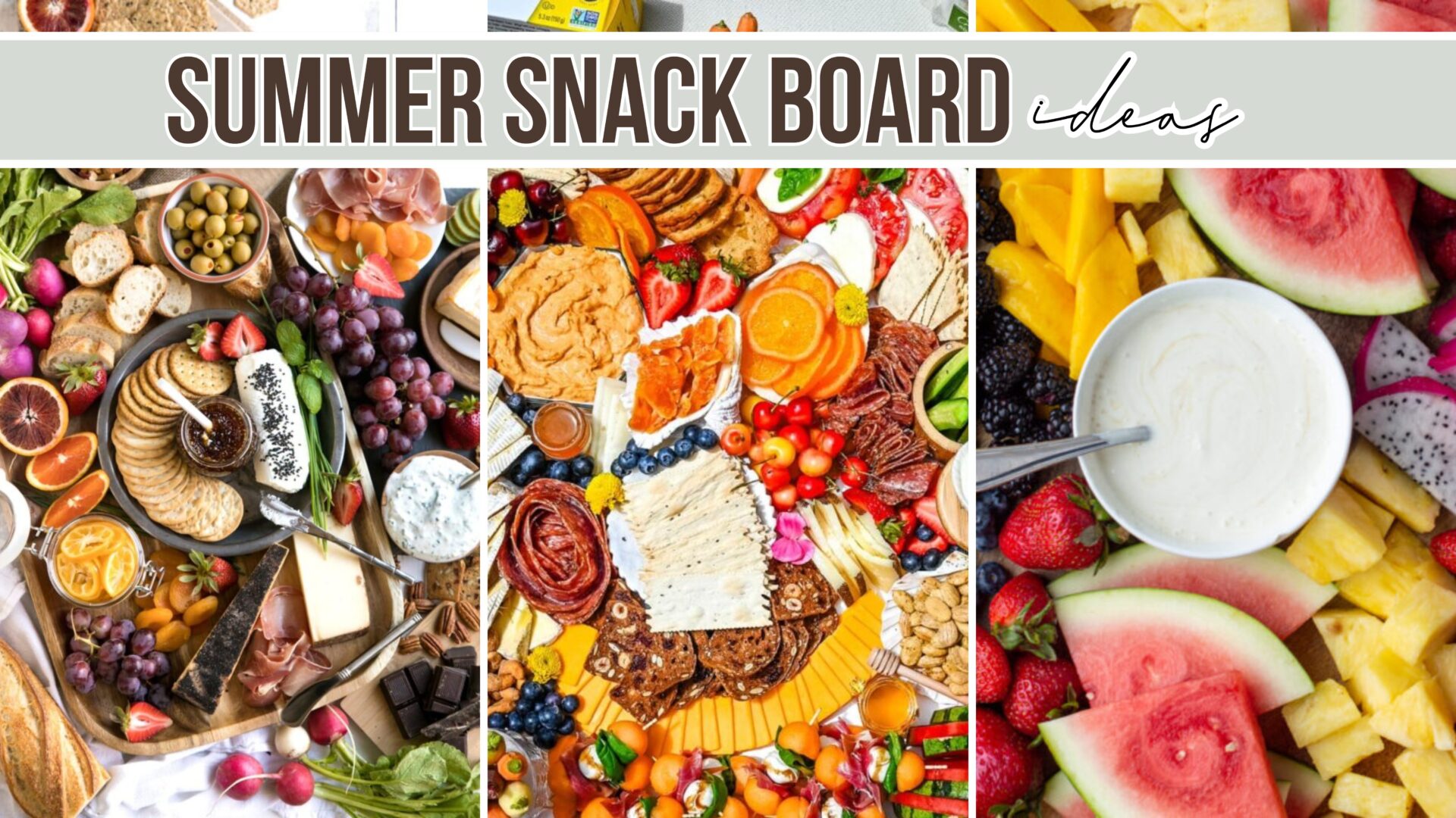 12 Summer Charcuterie Board Ideas for Kicking Off Parties - ZEN AND HONEY