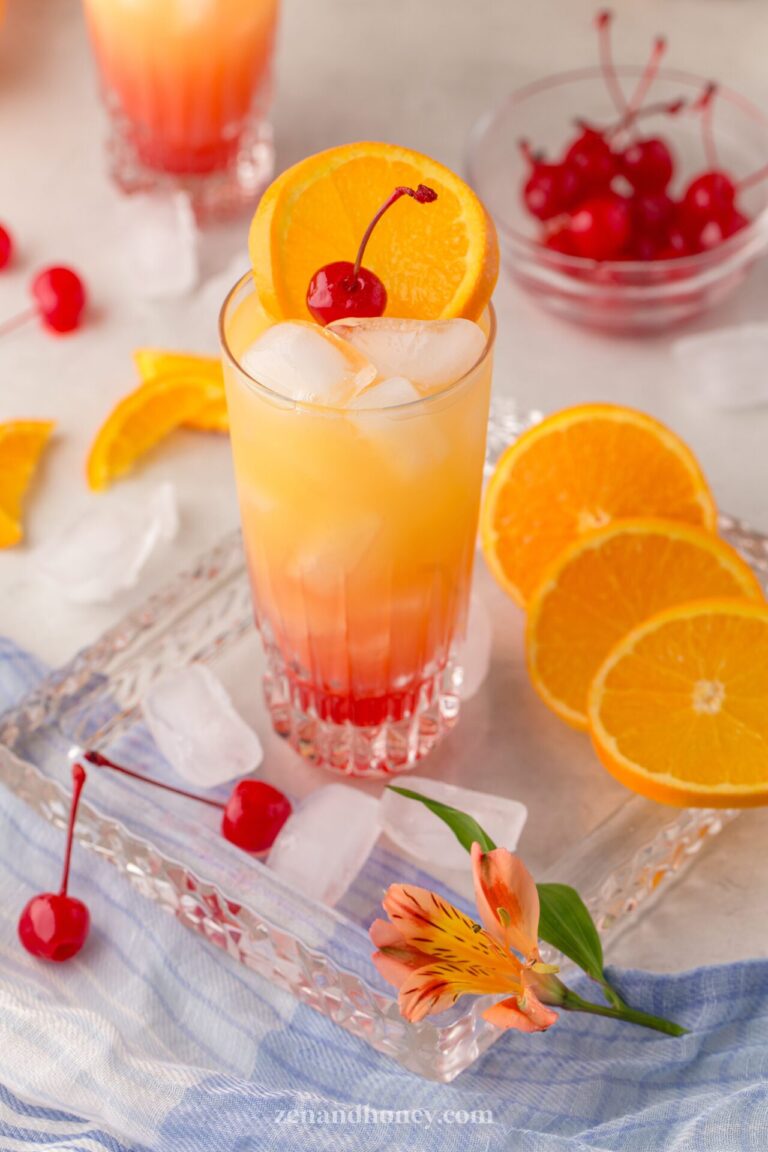 Sunrise Mocktail - ZEN AND HONEY