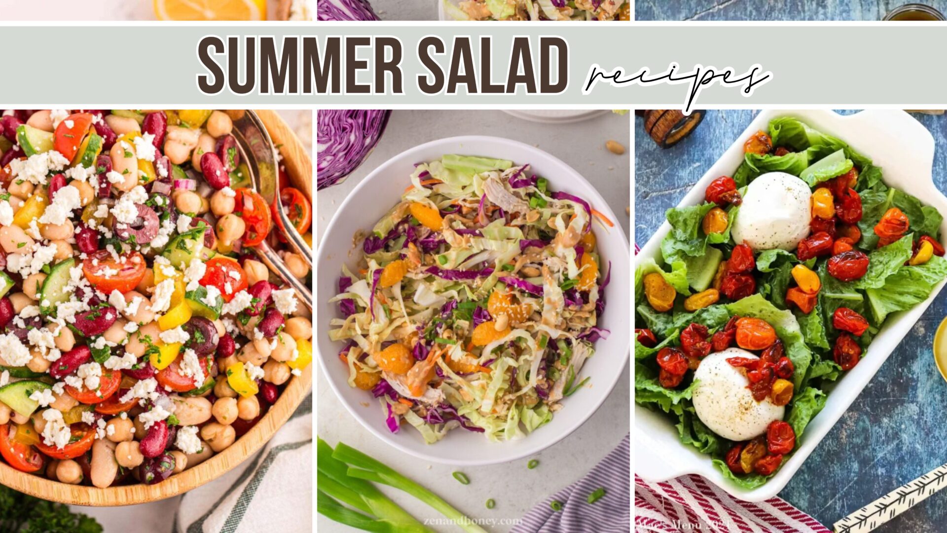 19 Crisp Summer Salad Recipes for Hot Weather Meals - ZEN AND HONEY
