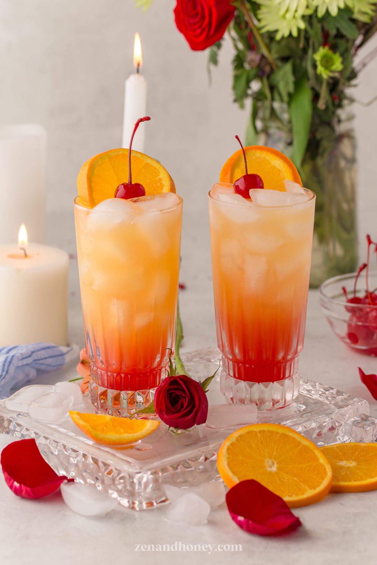 Sunrise Mocktail - ZEN AND HONEY