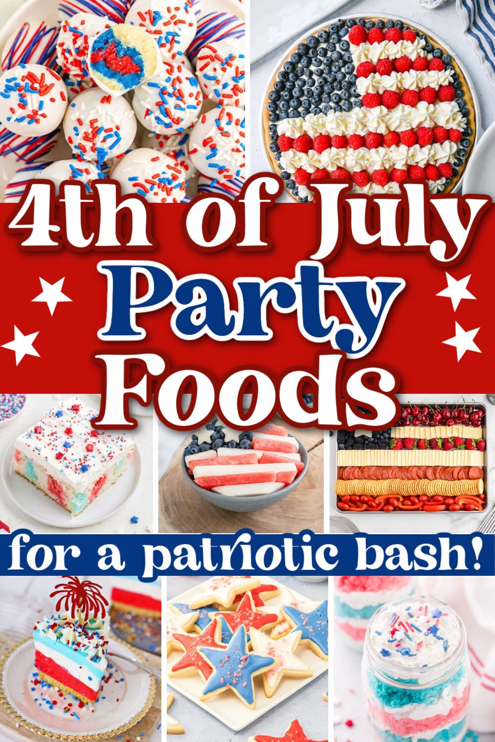 19 Red White and Blue 4th of July Food Ideas - ZEN AND HONEY