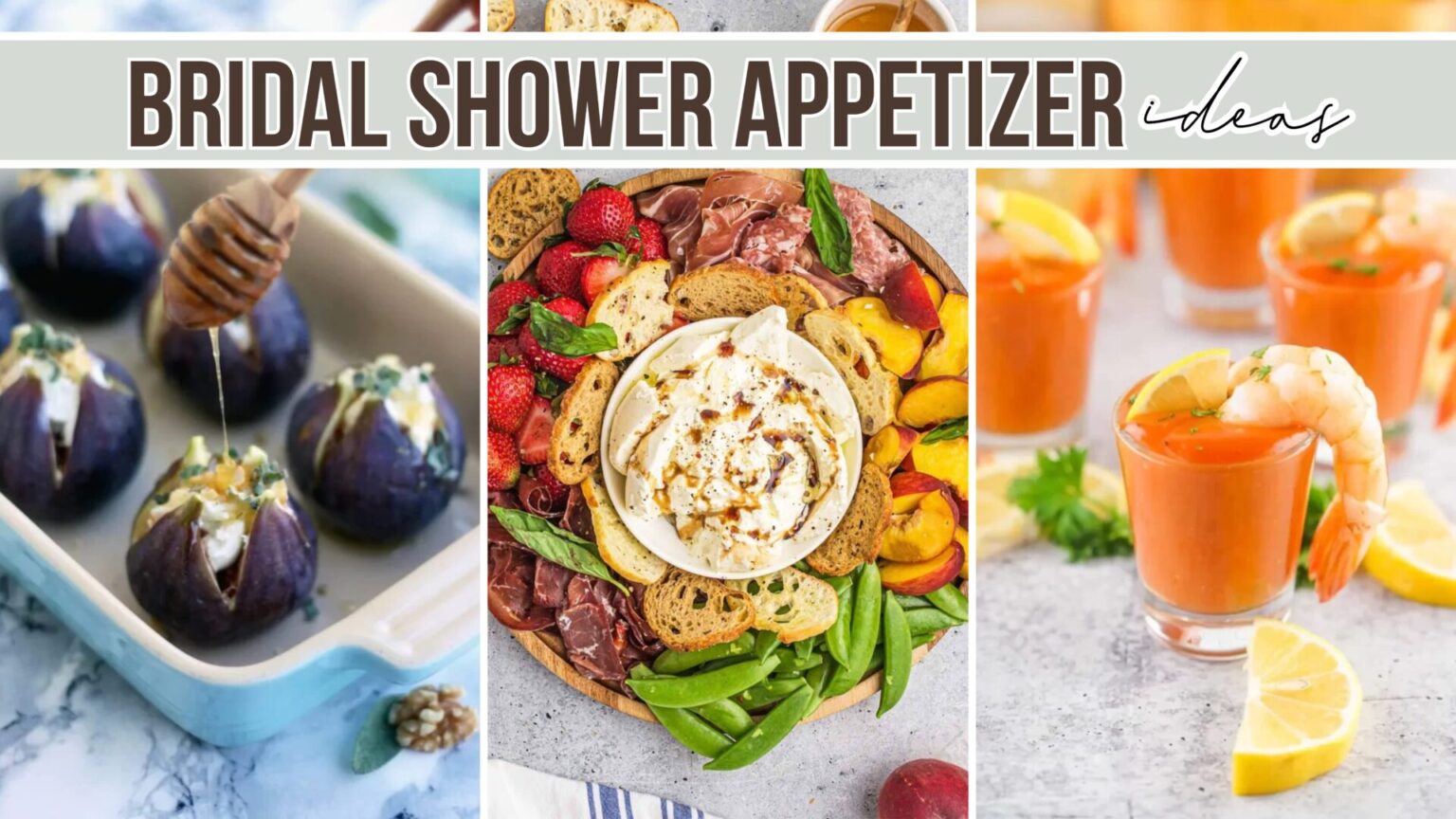 18 Easy Bridal Shower Appetizers for Elegant Bites - ZEN AND HONEY