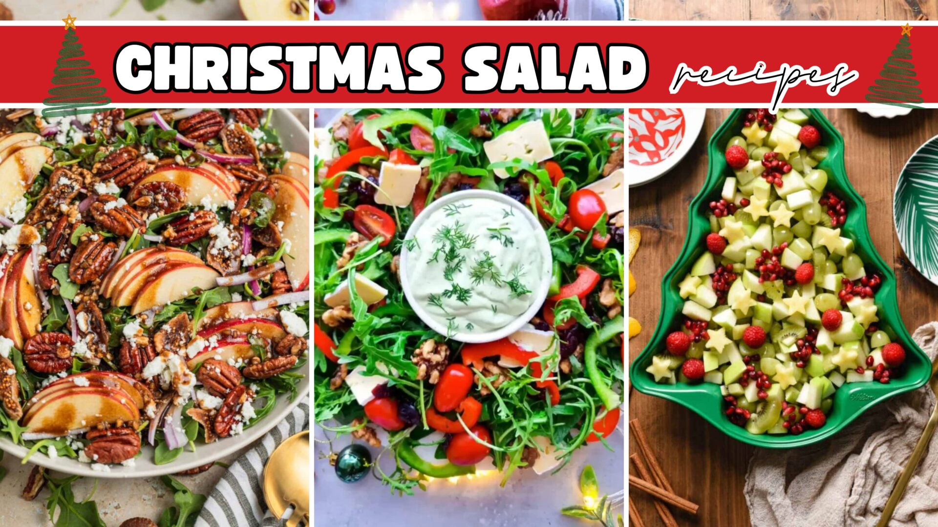 13 Festive Christmas Salad Recipes for Holiday Crunch - ZEN AND HONEY