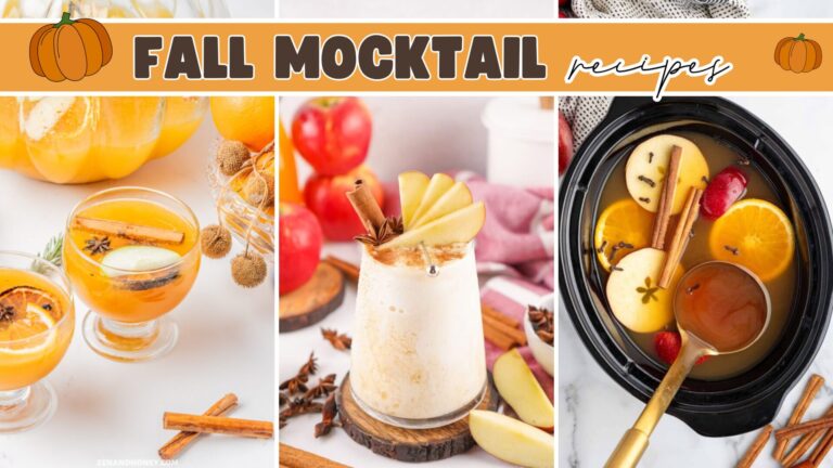 10 Festive Fall Mocktails To Spice Up Your Season - ZEN AND HONEY